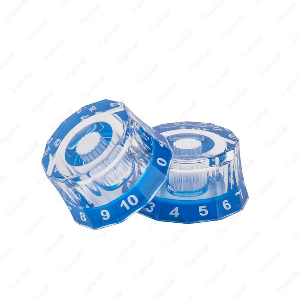 4x Guitar Knob Clear Dodecagon Speed Control Volume Tone Knobs for Les Paul | eBay