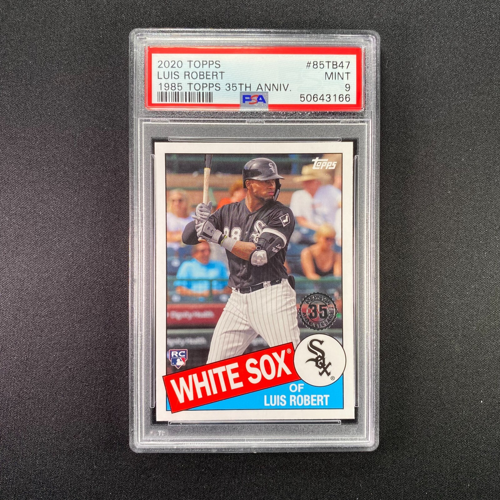 2020 Topps Luis Robert RC '85 Throwback 35th Anniv PSA 9 MINT White Sox ...
