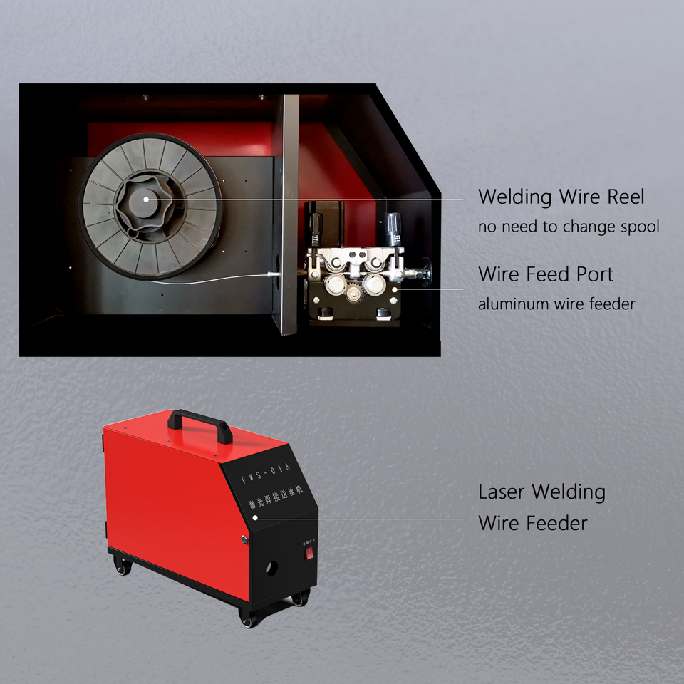 2000W Laser Welding Machine Double Wobble 4 in 1 Laser Welder for Metal ...
