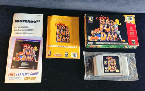 N64 Conker's Bad Fur Day CIB, Complete In Box Nintendo 64 | eBay