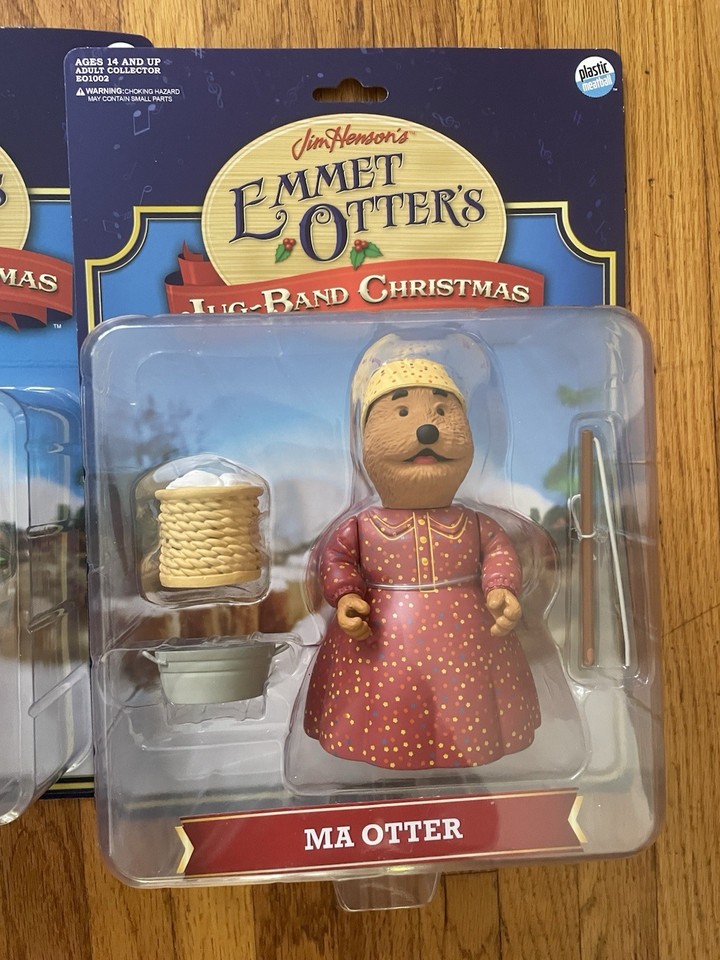 Jim Henson Emmet Otter’s Jug Band Christmas 3 Figure Set Muppet with ...
