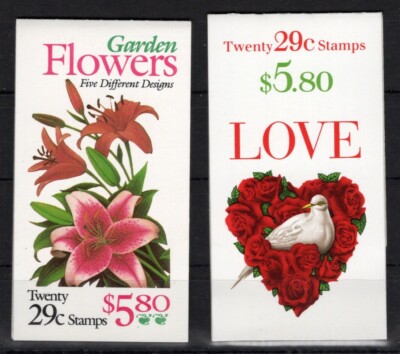 US Stamps- booklets- 2 varieties (G409) | eBay