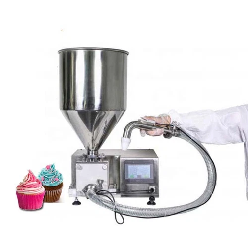 2023 Small Depositing Ice Cream Filling Cake Bread Filler Machine 20L ...