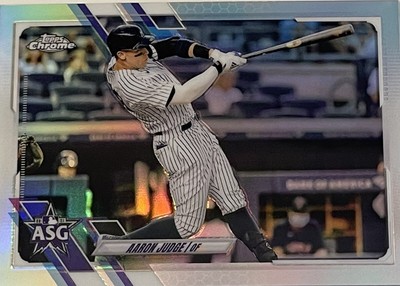 2021 TOPPS Chrome Update Aaron Judge ASG Refractor #ASG-23 NY Yankees ...