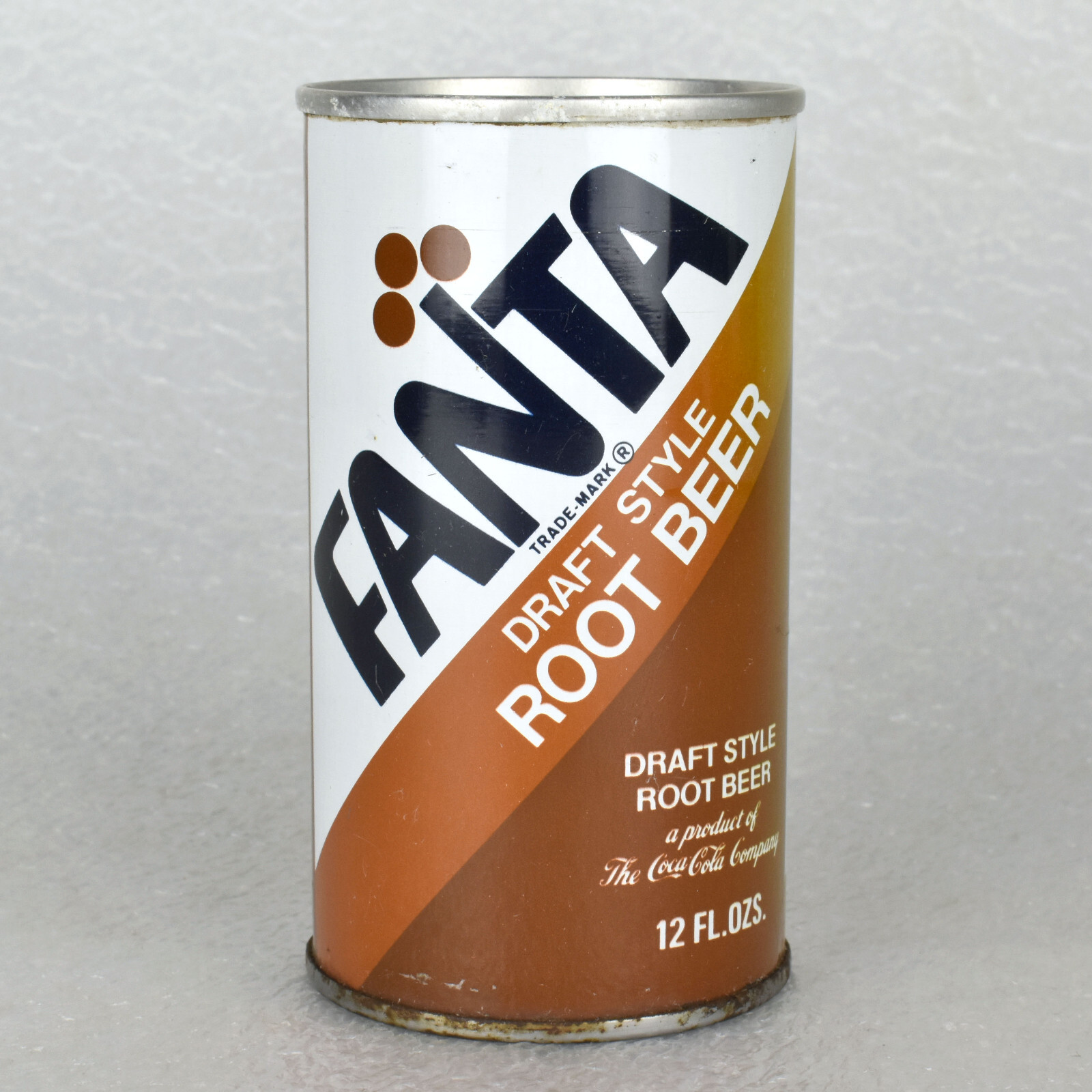 VTG 1970s Fanta Draft Root Beer Soda Pop Can 12oz Straight Steel ...