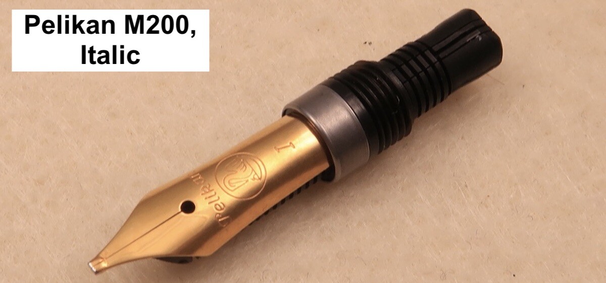 New Old Stock Pelikan M200 Fountain Pen Nib Unit, You Choose the Nib ...