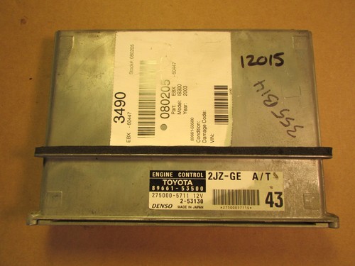 03 LEXUS IS300 WAGON ECM ECU COMPUTER 89661-53500 | eBay