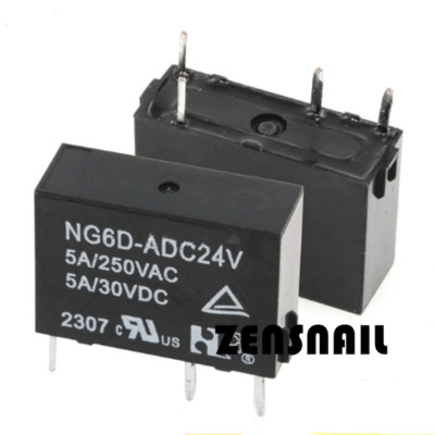 5PCS NG6D-ADC12V Relay 12VDC 5A 4PINS NEW | eBay