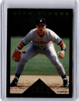 1993 Fleer Major League Prospects I Rico Brogna Baseball Card Detroit ...