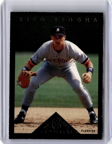 1993 Fleer Major League Prospects I Rico Brogna Baseball Card Detroit ...