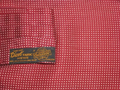 Vintage Celanese Cravat Scarf Polka dot Dapper Mod Indie Goodwood Ascot ...