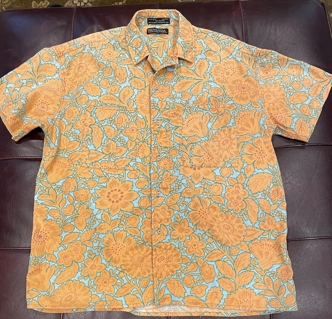 Vintage Hawaiian Generra Collection Men’s Shirt 1980’… - Gem