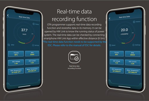 HOBBYWING Program Card LCD/LED/OTA Brushless ESC Programming Box ...