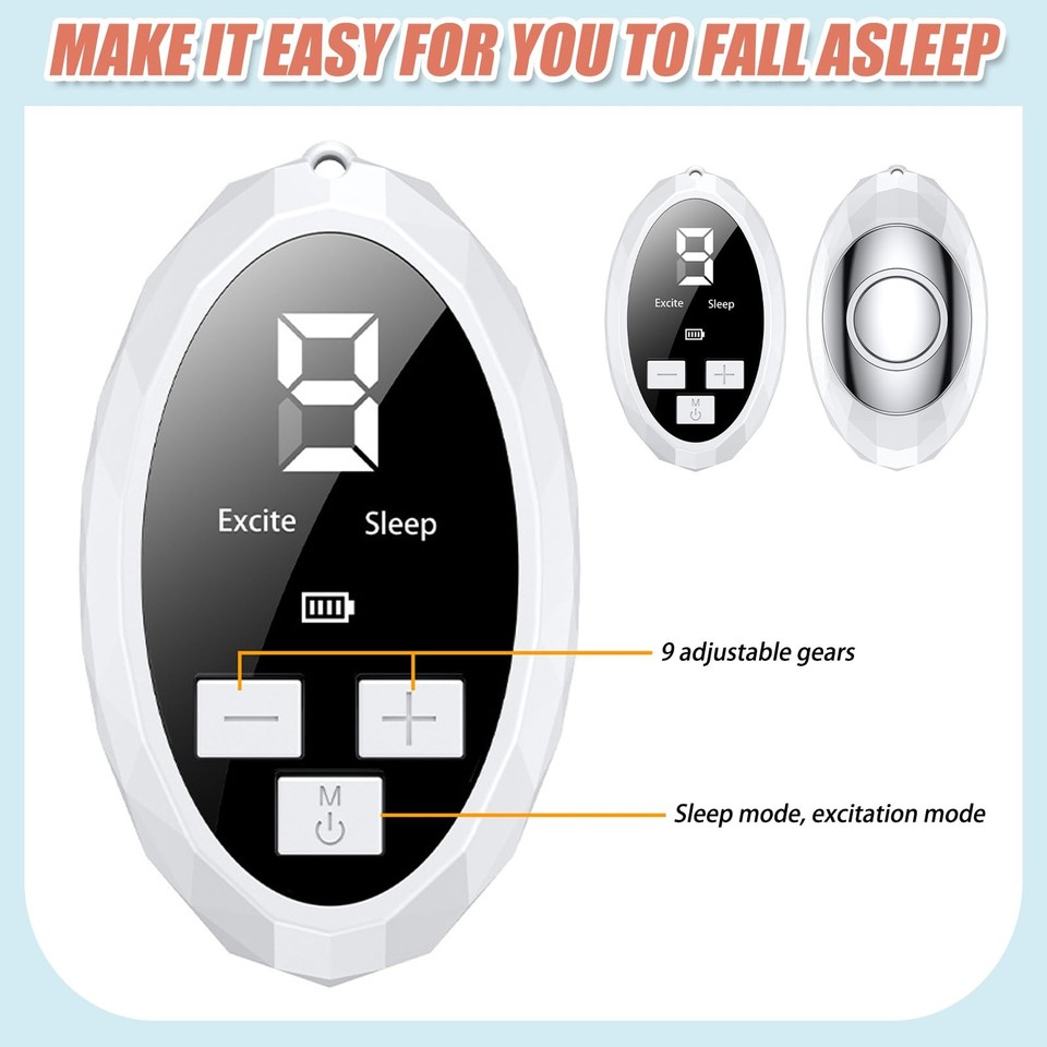 Sleep Aid Device, Portable Sleeping Aids Help with 2 Modes & 9 White ...