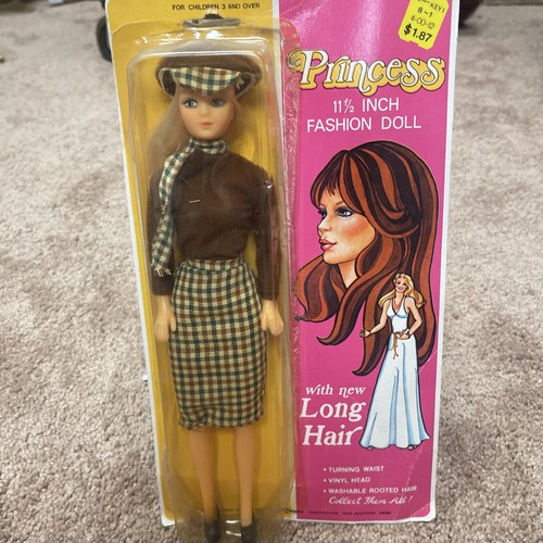 Vintage 1970's Barbie Clone Princess Fashion Doll K-Mart Hong Kong. Fab ...