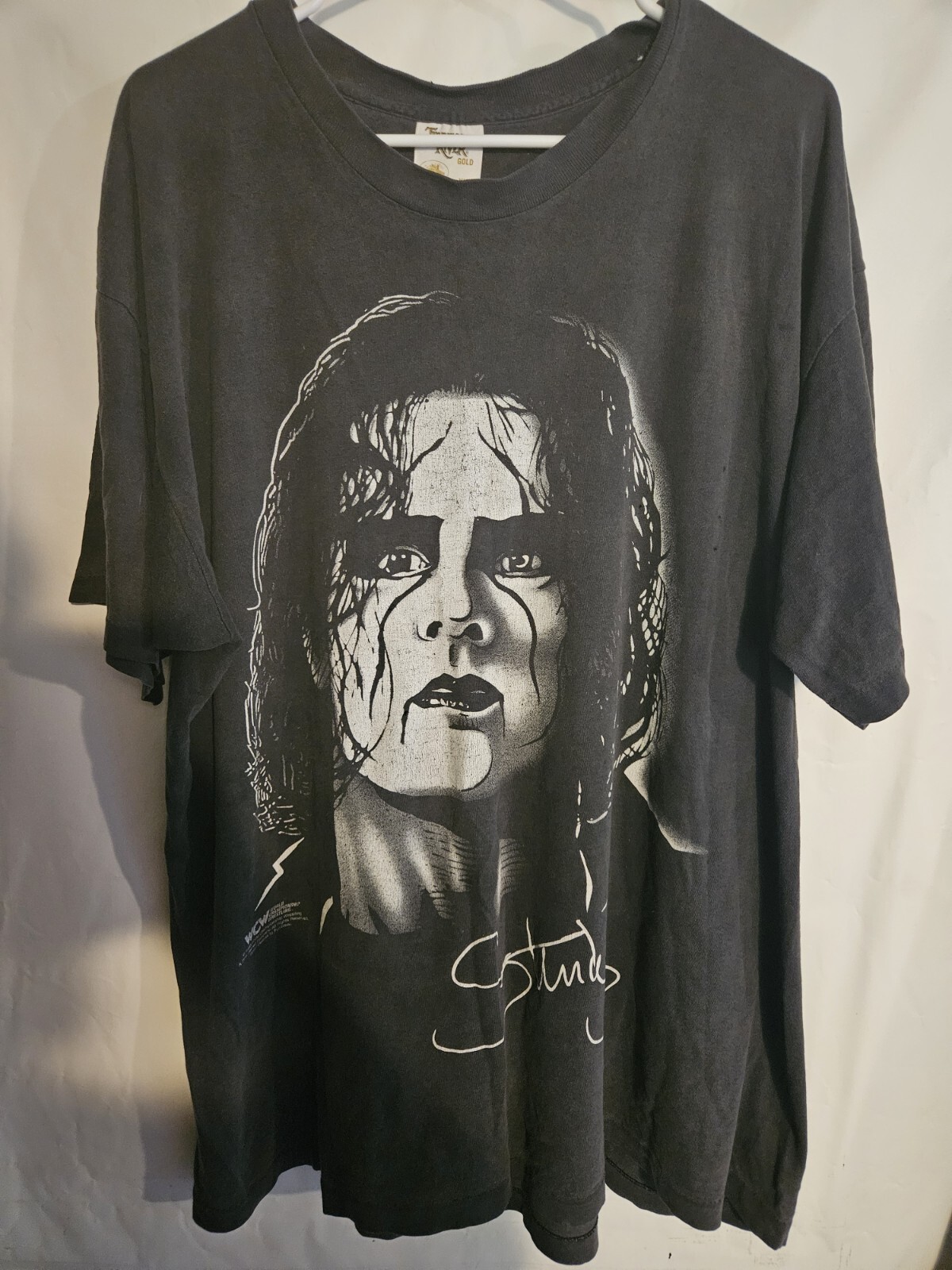 Vintage 1998 WCW Sting Big Face Signature Single Stit… - Gem