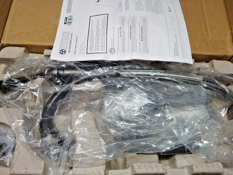 Delta 15999-RB-DST Haywood Single Handle Bathroom Faucet Venetian ...