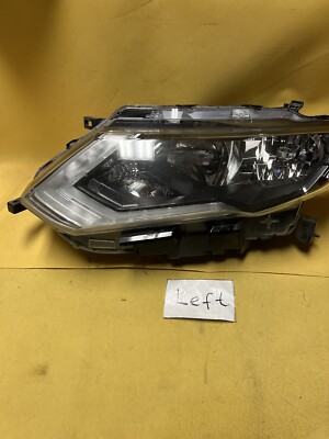 2017-2018 NISSAN ROGUE LEFT LH DRIVER Headlight Halogen DRL 26060-6FL0A ...