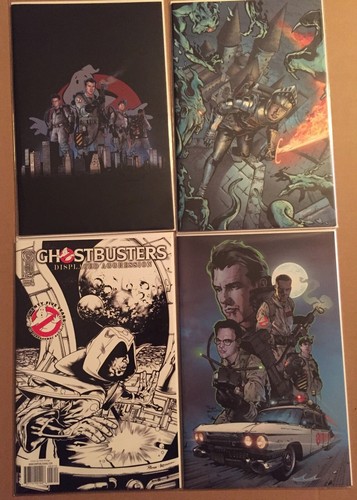 Ghostbusters Displaced Aggression #1 2 3 4 RI Variant F-NM IDW 2009 ...