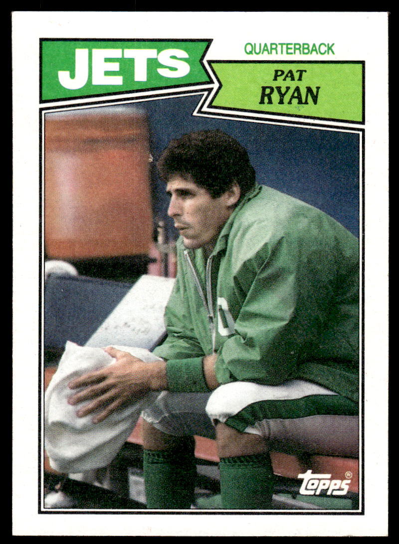 1987 Topps #128 Pat Ryan New York Jets | eBay