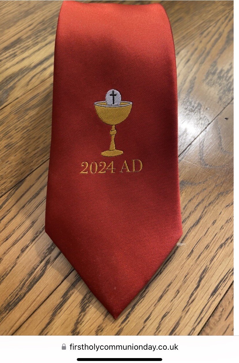 OFFICIAL BOYS FIRST HOLY COMMUNION RED 2024 | Grelly UK