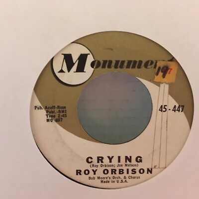 ROY ORBISON 7" SINGLE , CRYING / CANDY MAN | eBay