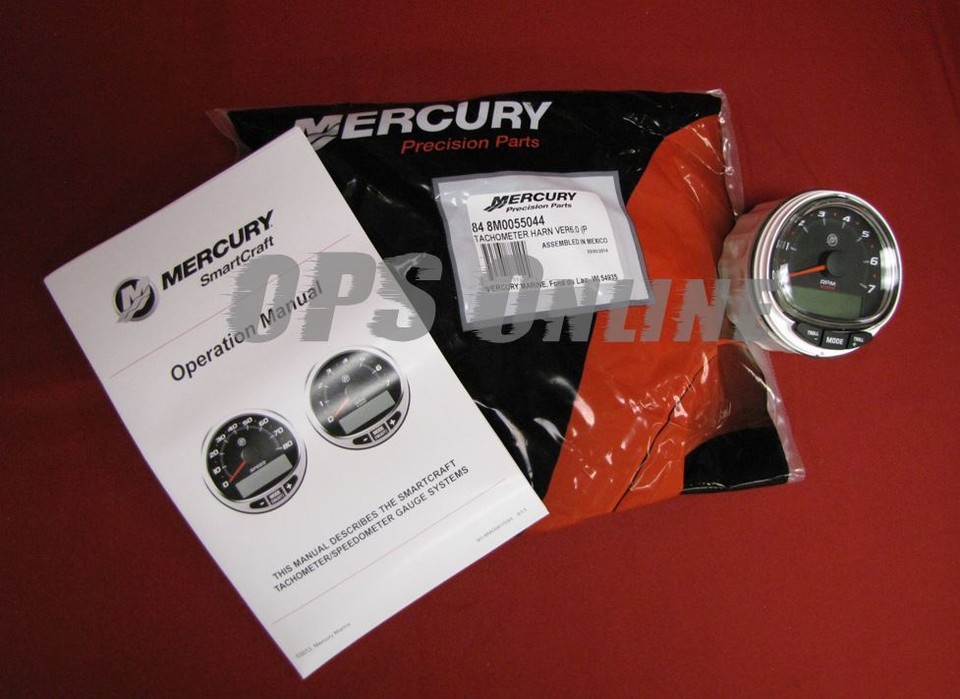 Mercury SmartCraft SC1000 Tachometer Black 79-8M0135641 & 879982T20 CAN ...