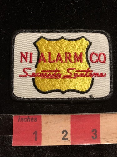 Vtg NI ALARM CO. SECURITY SYSTEMS Advertising Patch 00M6 | eBay