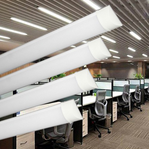 5FT 6FT LED Batten Tube Light Fitting Wall Ceiling Warehouse Garage ...