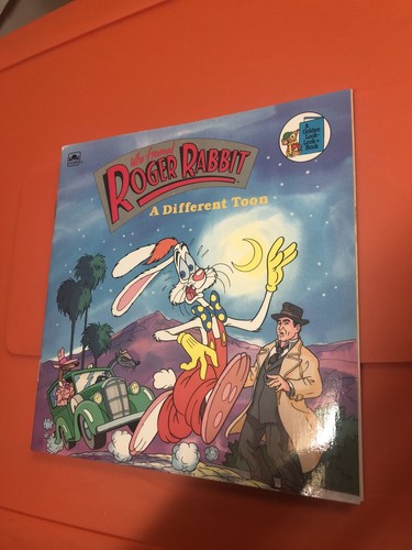 VTG Disney's Who Framed Roger Rabbit Movie A Different Toon Golden Book ...