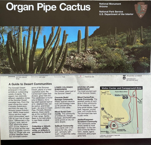 Vintage 2001 ORGAN PIPE CACTUS NM NATIONAL PARK SERVICE UNIGRID ...