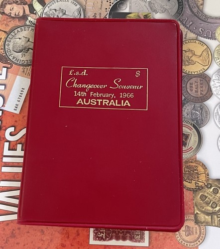 Australian £.S.D/$ Changeover Souvenir 14th February 1966 Red | eBay