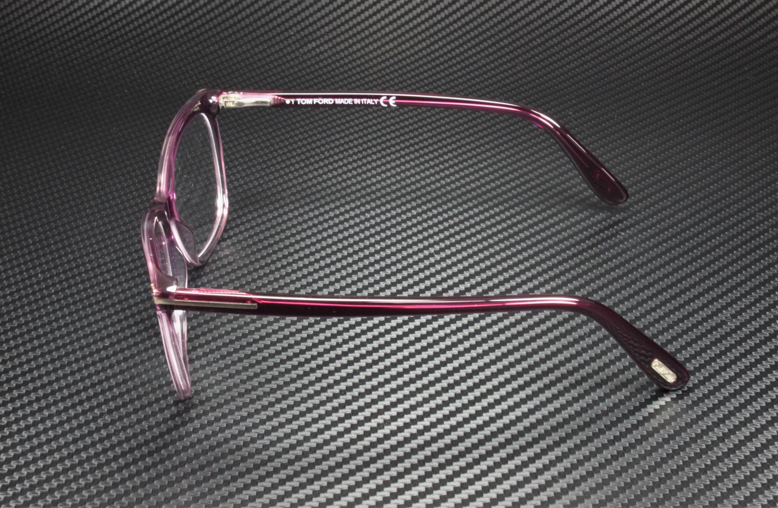 Tom Ford FT5514 083 Violet Clear Lens Plastic 54 mm Women's Eyeglasses ...