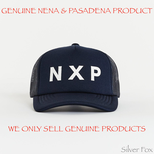 NENA AND PASADENA NXP FREEFALL TRUCKER MESH NAVY BLUE & WHITE SNAPBACK ...