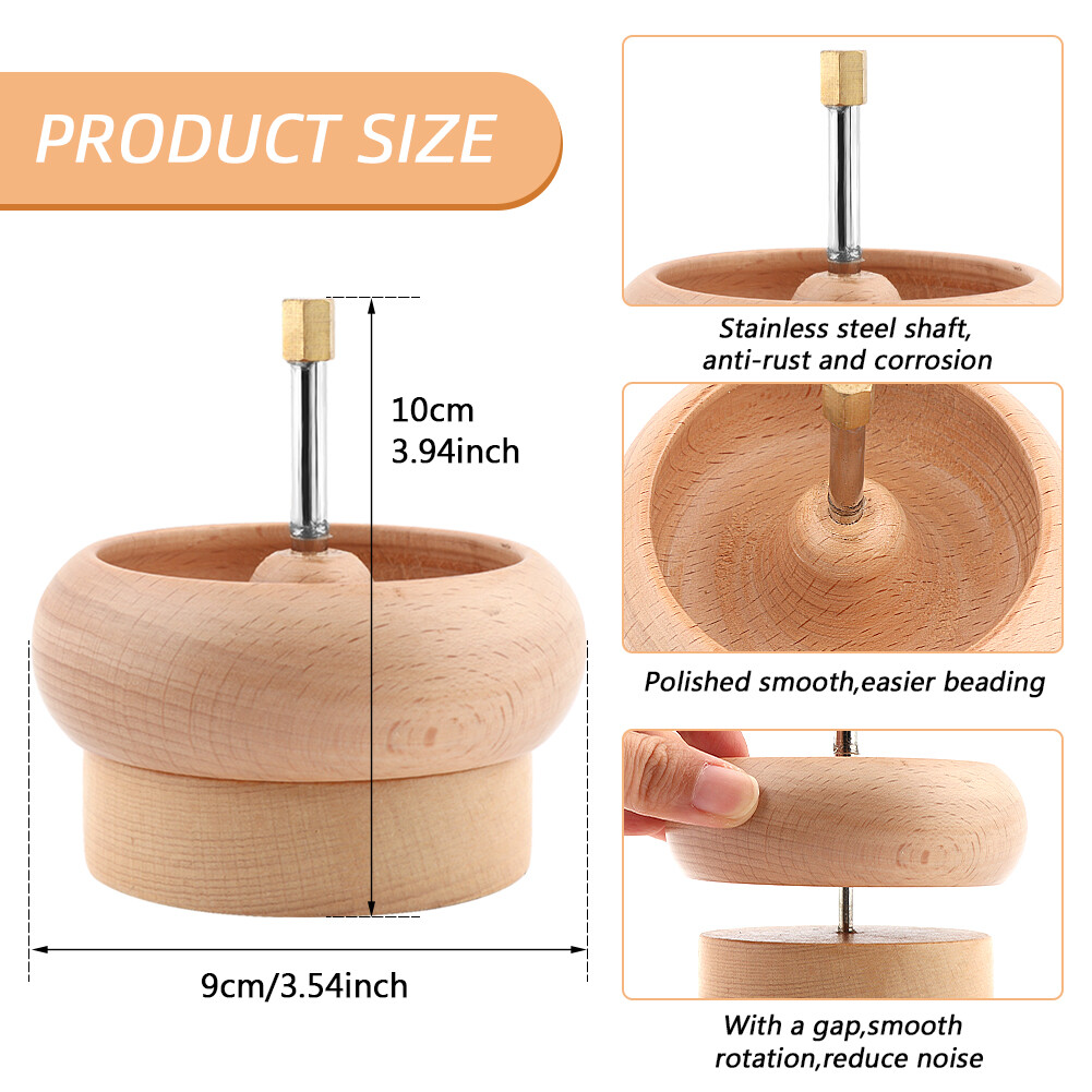 With Needle Bead Spinner Set Elastic String Loader Home Manual Jewelry ...