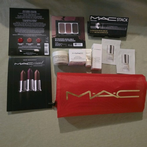 Wknd Sale! MAC Super Sample Collection! 💋 Includes Mac Beauty Bag. | eBay