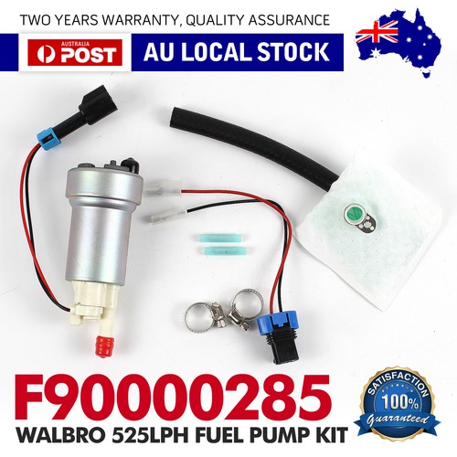 GENUINE WALBRO/TI F90000285 525LPH HELLCAT E85 Fuel Pump + Install Kit ...