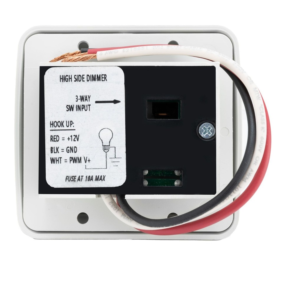 RV Light Switch 12V DC with High Side Dimmer Slider Compatible with ...