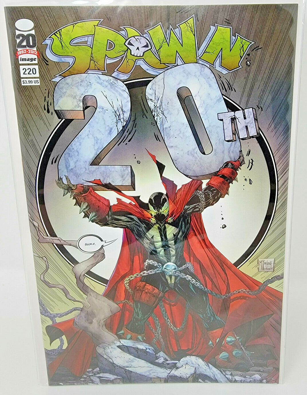 SPAWN #220 *2012* Todd McFarlane LOW PRINT 9.6 *1 | eBay