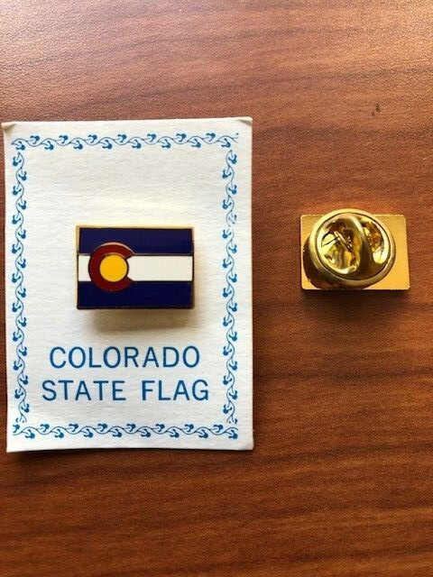 Colorado State Rectangle Flag Lapel Pin | eBay