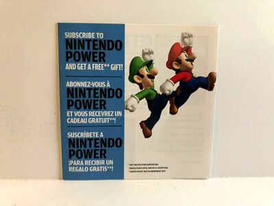 Nintendo Power DS Mario 60462A INSERT ONLY Authentic | eBay
