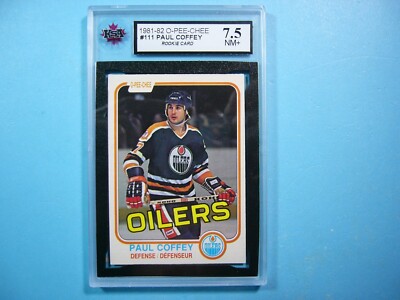 1981/82 O-PEE-CHEE NHL CARD #111 PAUL COFFEY ROOKIE RC KSA 7.5 NM+ ...