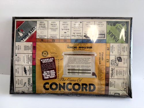 VINTAGE WHEELER DEALER CONCORD CA CALIFORNIA BOARD GAME MONOPOLY STYLE ...