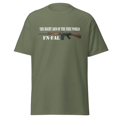 FN FAL Battle Rifle Nato British L1A1 Military Gun Unisex Classic T ...