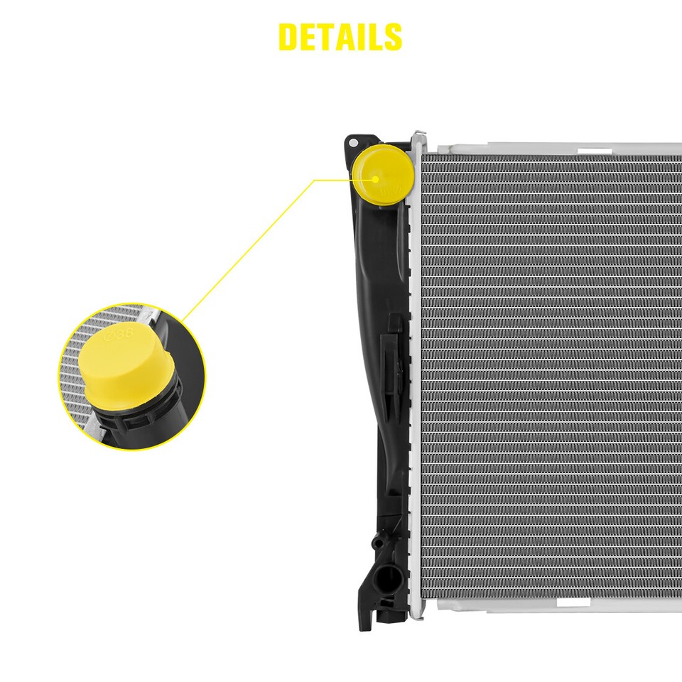Aluminum Radiator For 2008-2013 BMW 135i 335i 2013-2015 X1 2012-2016 Z4 ...