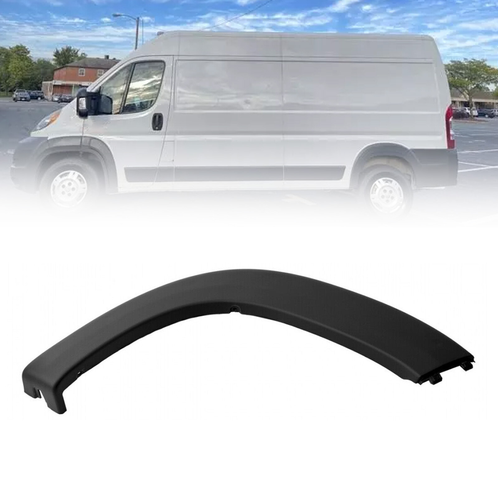 Fits 2014-2018 Ram ProMaster Rear Left Wheel Opening Flare Trim Molding ...