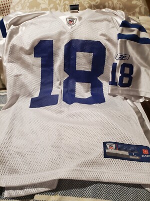 Indianapolis Colts Peyton Manning #18 Jersey Men L Reebok On Field NFL ...