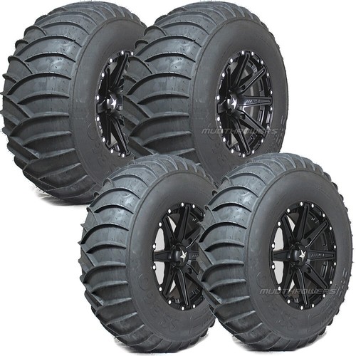 35" System3 SS360 Sand Tires 15" MSA M33 Clutch Wheels Polaris RZR ...