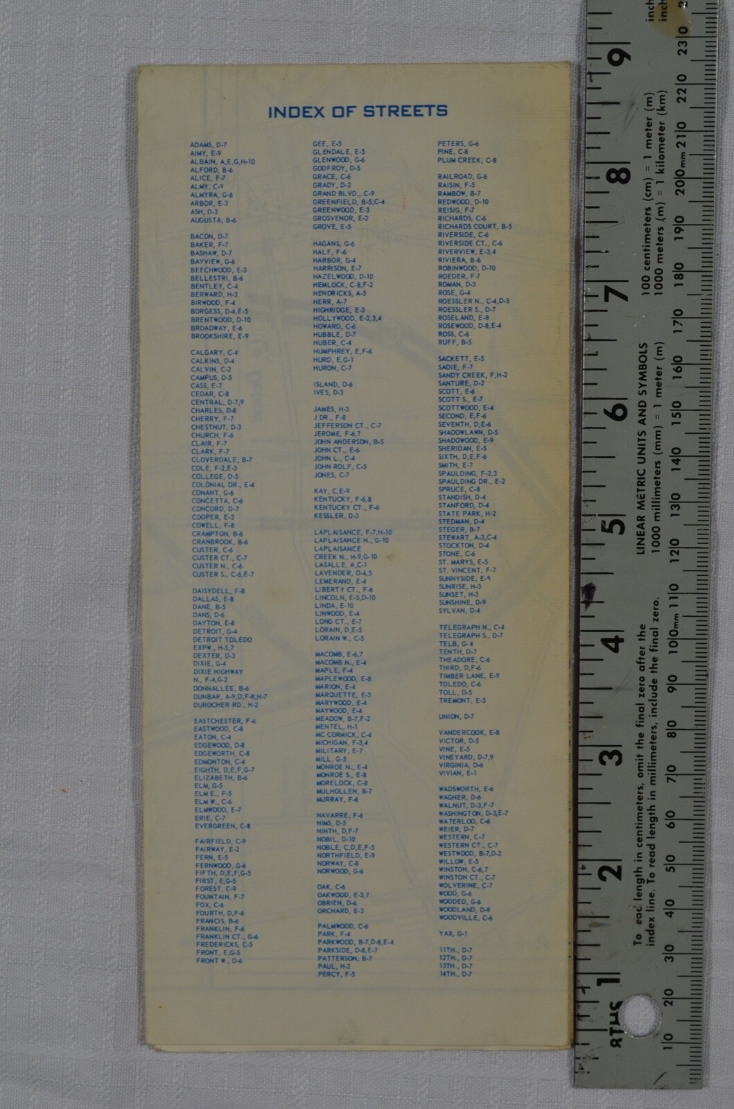 Vintage Street Road Map of Monroe + County Michigan AAA Folding 1973 | eBay