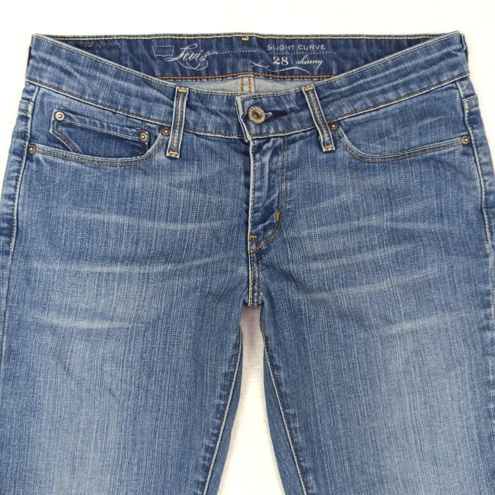 Levi's Strauss Women W28 L32 Slight Curve Jeans Slim … - Gem